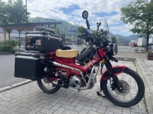 【上陸1日目】旅仕様のCT125でいざ行かん、北の大地へ【ハンターカブで行く北海道ツーリング】 - ForR