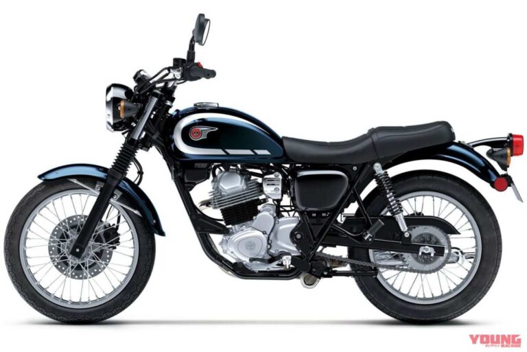 カワサキが「W230」「メグロS1」を正式発表!! 空冷232cc単気筒エンジン搭載、シート高740mmで足着き安心 - ForR