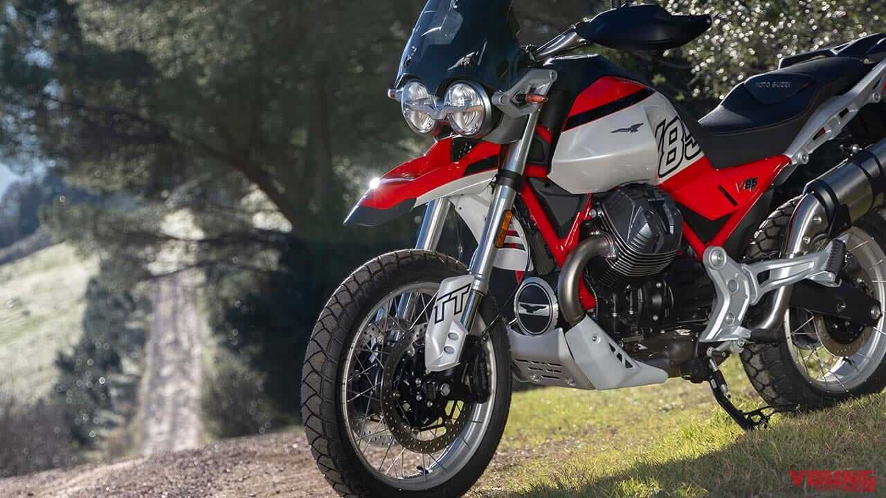 日本国旗がモチーフ！ イタリア製モトグッツィ「V85TT ロッソフジ」国内発売 - ForR